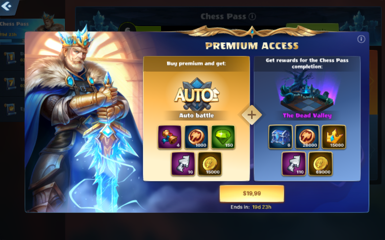 Chess Pass – Auto Brawl Chess Support